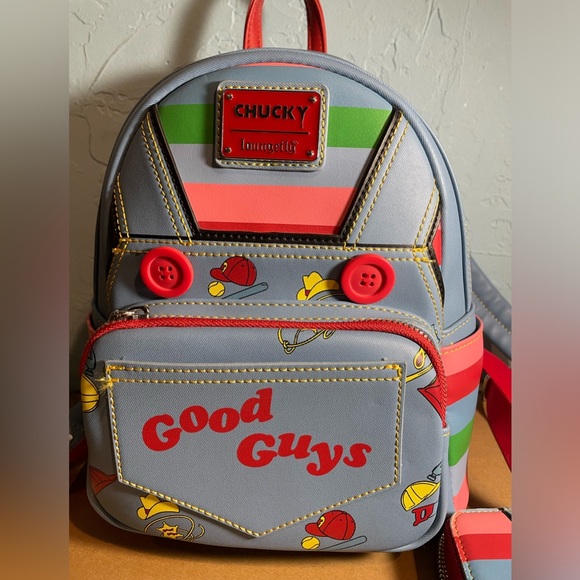Loungefly | Bags | Chucky Loungefly Mini Backpack And Wallet Set | Poshmark